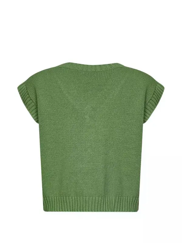 Max Mara Floral Intarsia-knit Sweater
