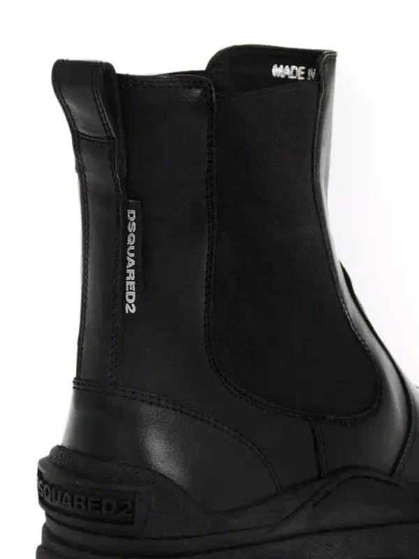 Dsquared2 Lug-sole Leather Ankle Boots