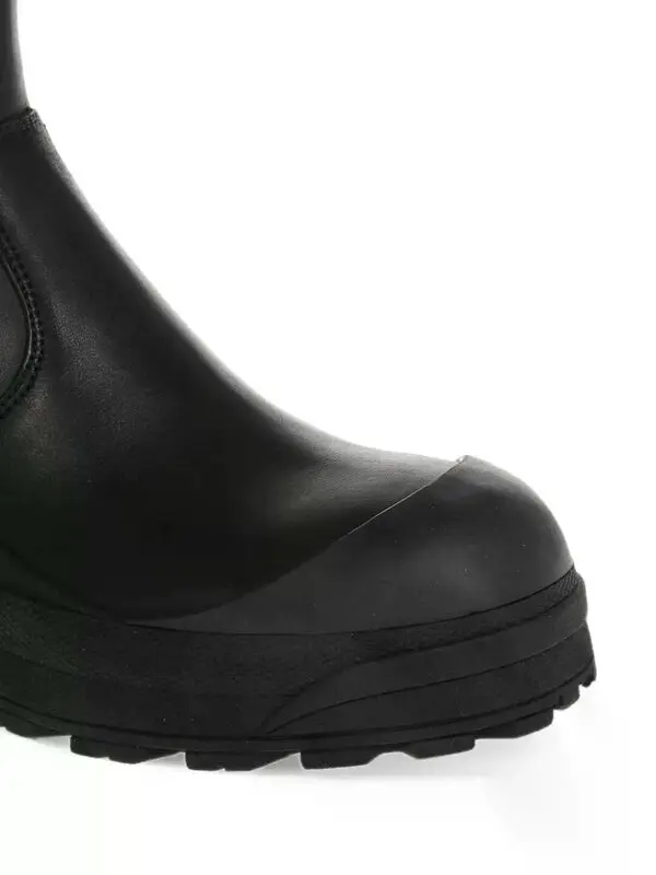 Dsquared2 Lug-sole Leather Ankle Boots