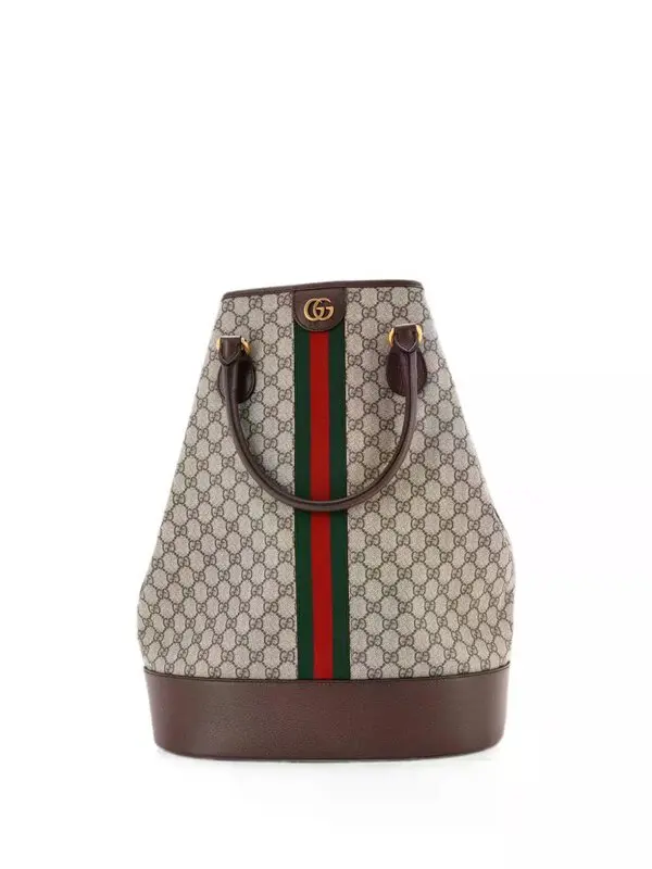 Gucci Savoy Duffle Gg Coated Canvas Tote Bag