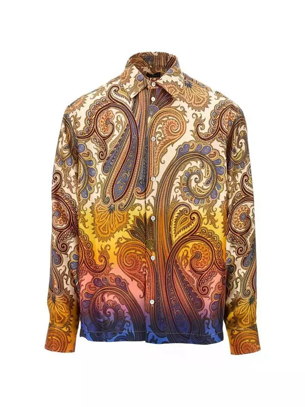 Etro Paisley-print Silk Shirt
