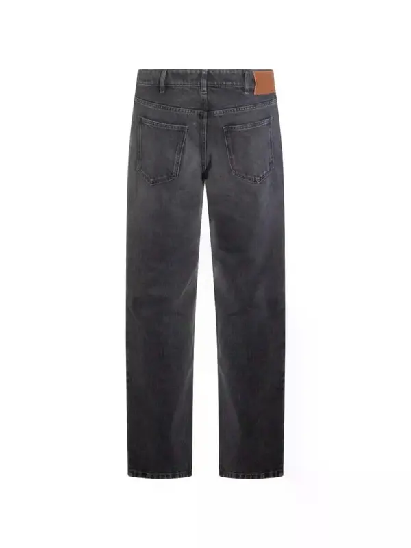 Marni Logo-patch Straight-leg Jeans