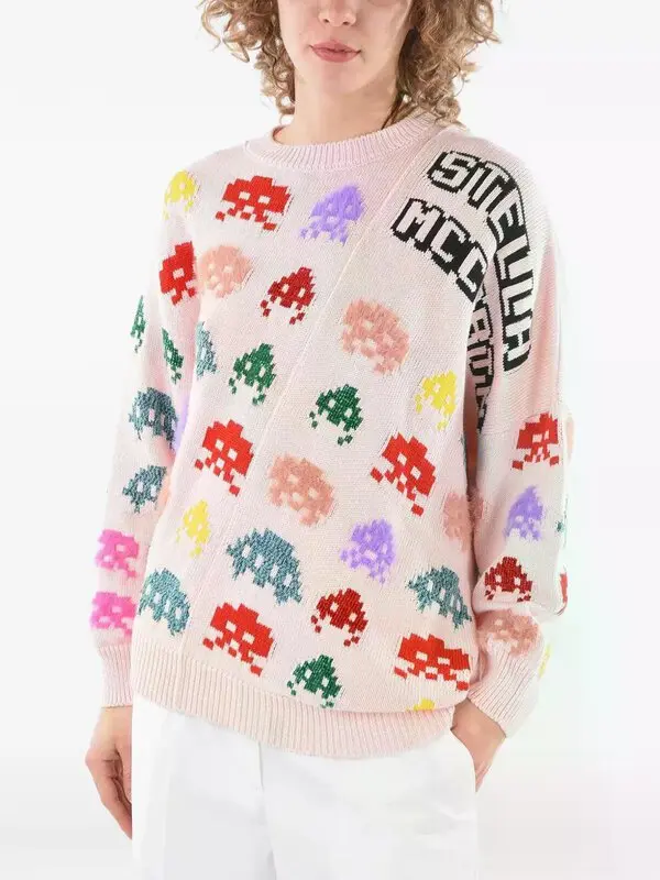Stella McCartney Embroidered Asymmetric Sweater