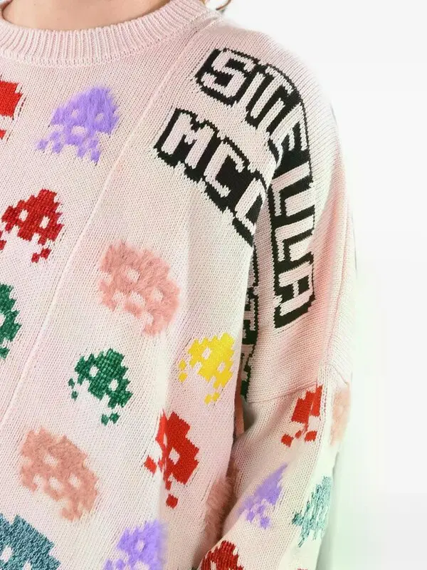 Stella McCartney Embroidered Asymmetric Sweater