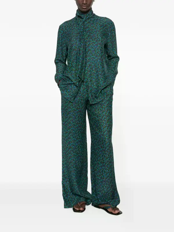 GIANLUCA CAPANNOLO Katherine Polka Dot Blouse
