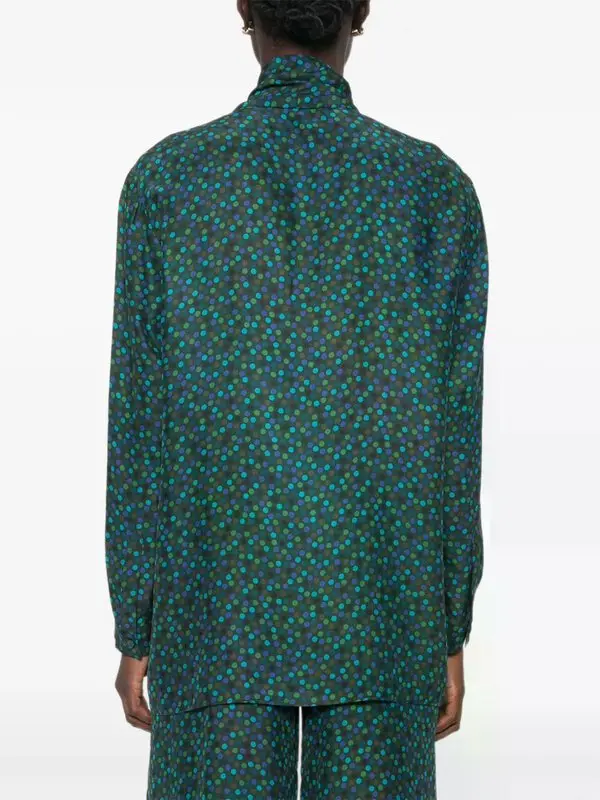 GIANLUCA CAPANNOLO Katherine Polka Dot Blouse