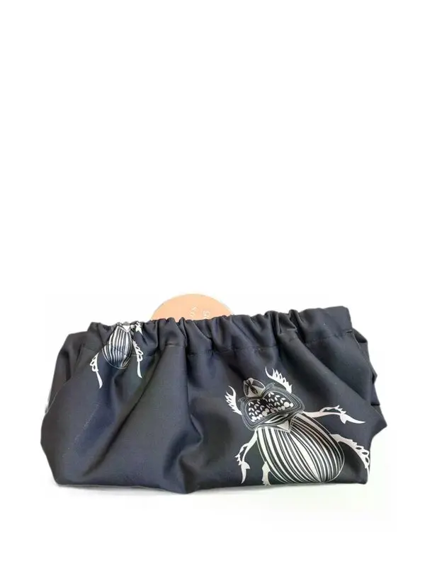 GABRIELE FRANTZEN Sorbet Beetle-print Clutch Bag