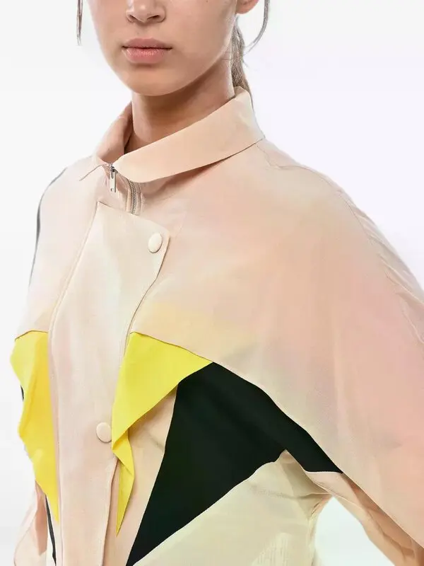 Stella McCartney Margot Contrast Detail Mini Dress