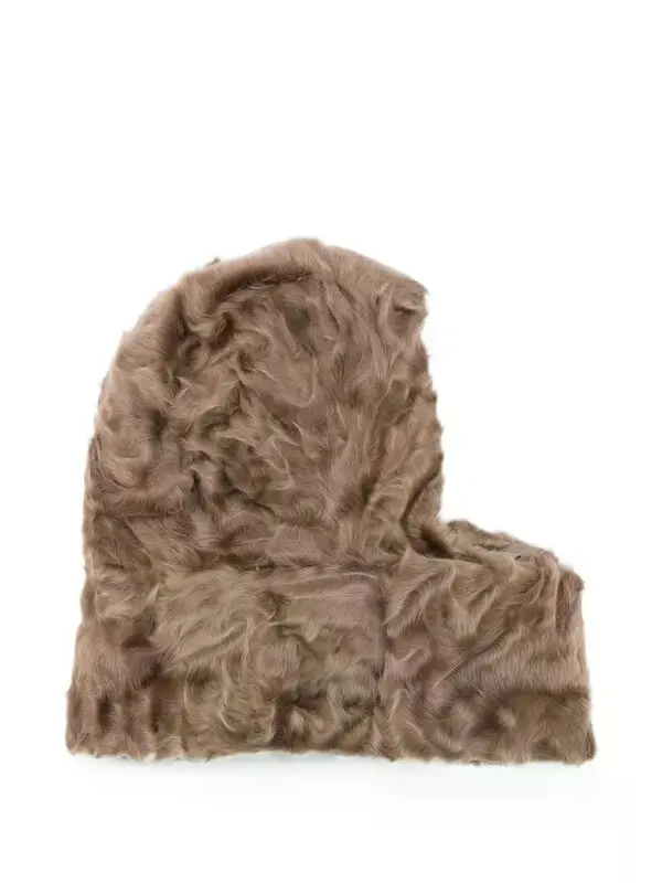 LISKA Textured-finish Balaclava - Brown