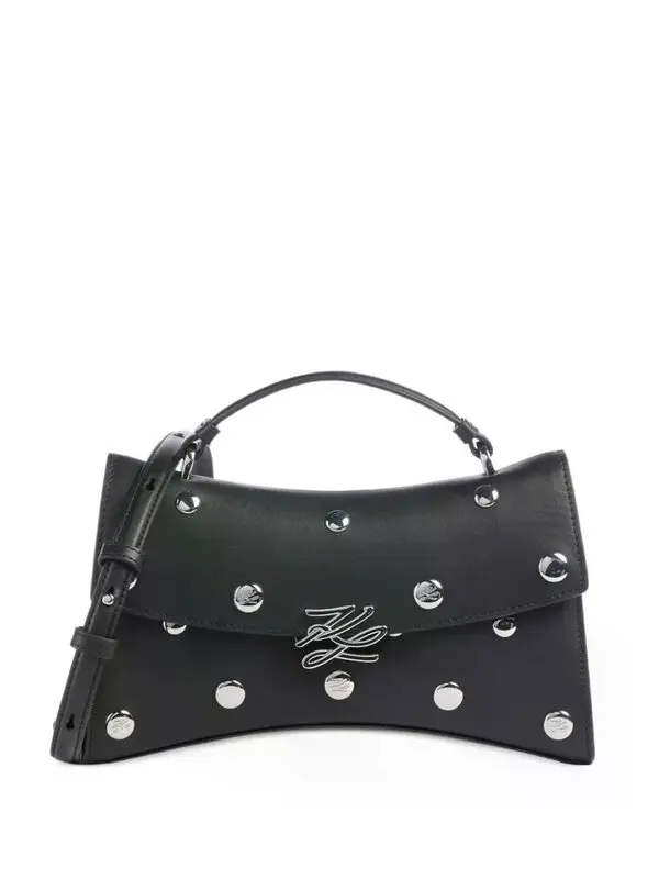 Karl Lagerfeld K/autograph Studded Leather Tote Bag