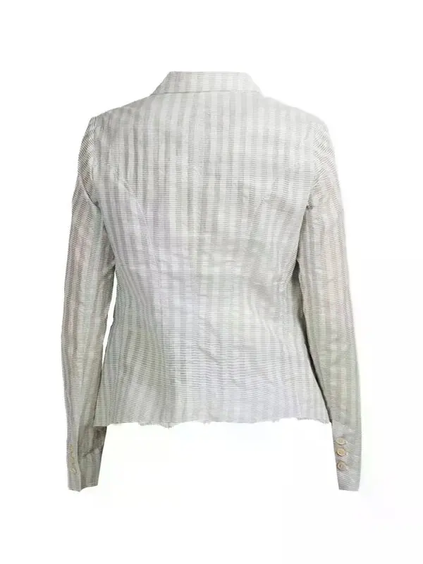 FORME D'EXPRESSION Striped Cutaway Jacket