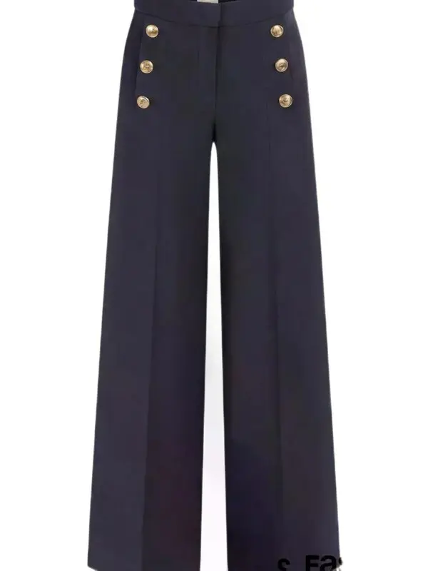 Seductive Bridget Button-embellished Trousers