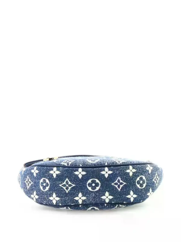 LOUIS VUITTON Loop Handbag Monogram Jacquard Denim Hobo Bag