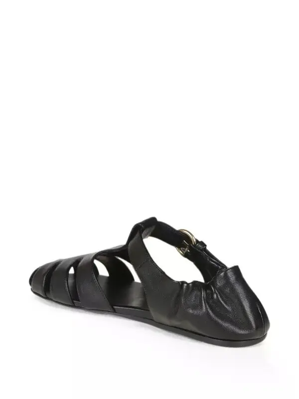 Miu Miu Logo-lettering Caged Sandals