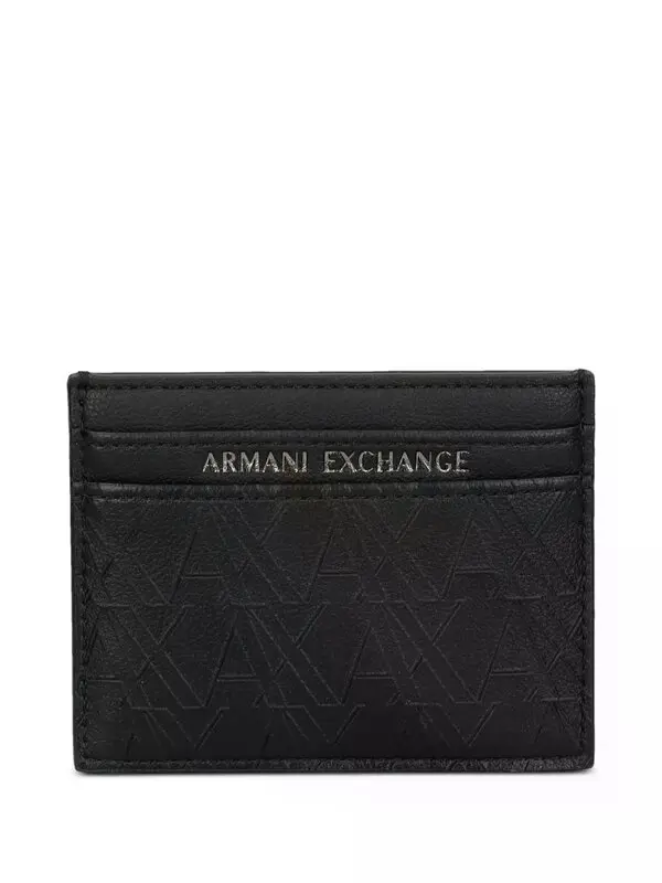 Armani Exchange Logo-embossed Card Holder