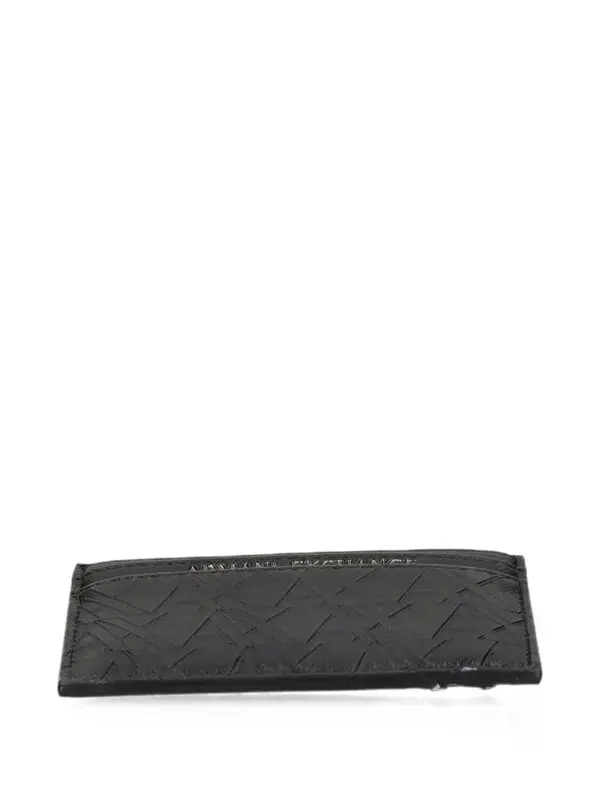 Armani Exchange Logo-embossed Card Holder