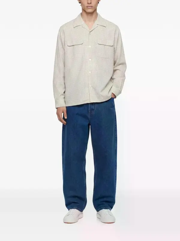 SUNFLOWER Check-pattern Flap-pocket Shirt