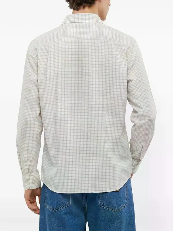 SUNFLOWER Check-pattern Flap-pocket Shirt