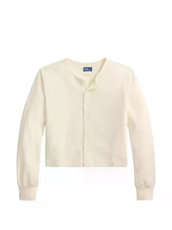 Polo Ralph Lauren Ribbed-trim Button-up Cardigan - Neutrals