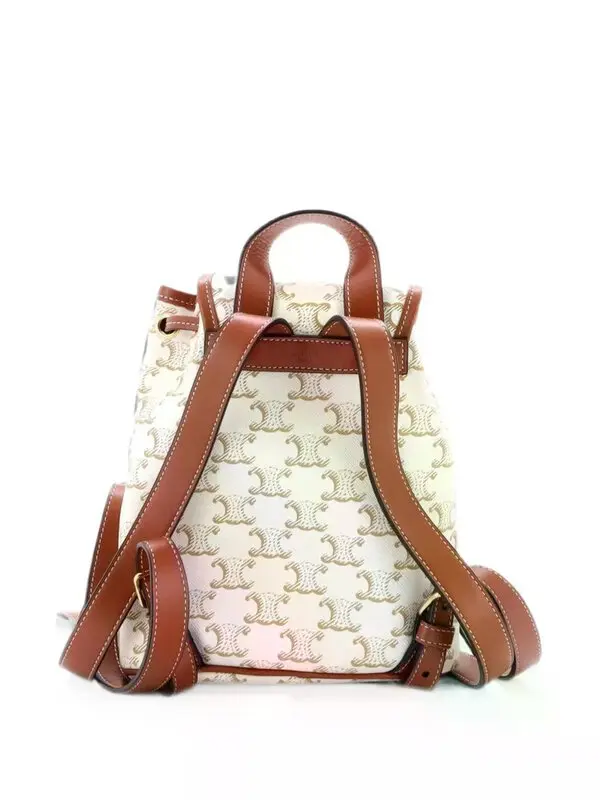 Celine Folco Triomphe Coated Canvas Mini Backpack