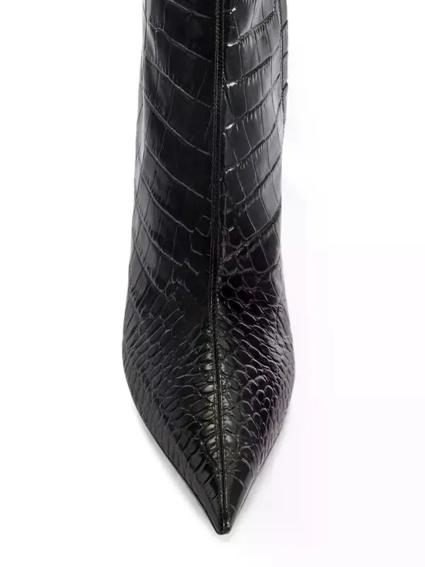 Paris Texas Vera 85 Croco Print High Boots