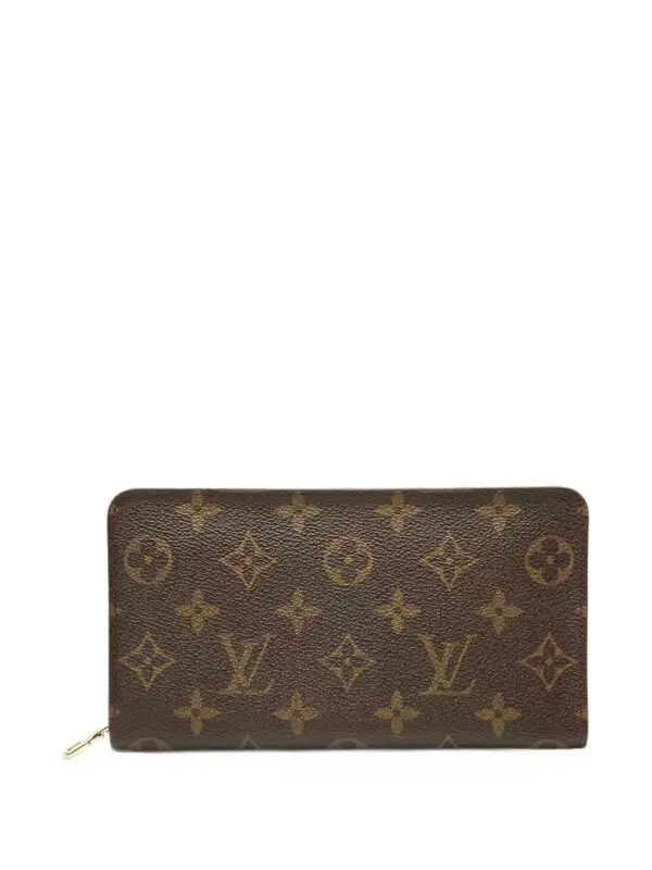 LOUIS VUITTON 2001 Monogram Porte Monnaie Zippy Wallet Long Wallets