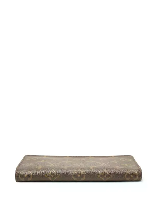 LOUIS VUITTON 2001 Monogram Porte Monnaie Zippy Wallet Long Wallets - Brown