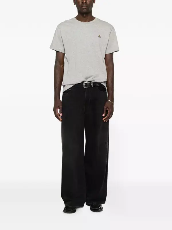 VIVIENNE WESTWOOD Orb-embroidered T-shirt