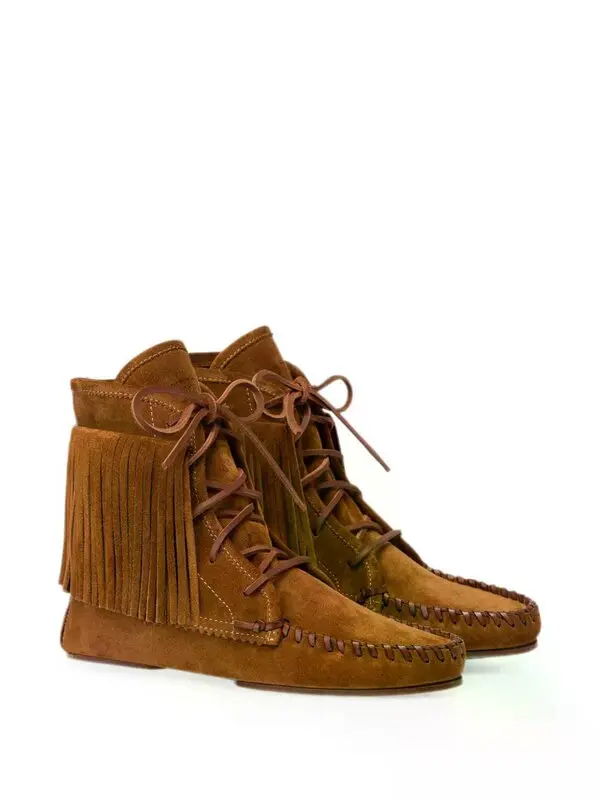 Paris Texas Indiana Fringed Ankle Boots