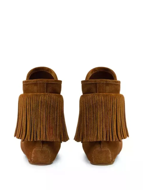 Paris Texas Indiana Fringed Ankle Boots