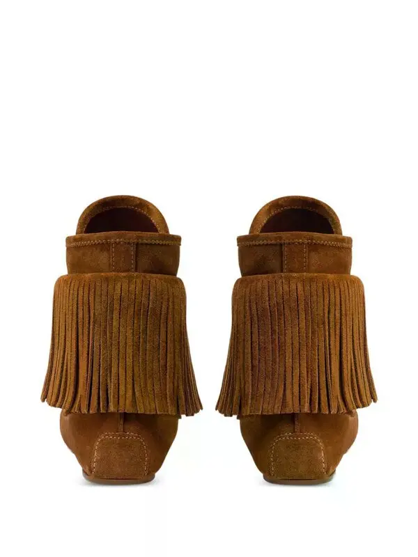 Paris Texas Indiana Fringed Ankle Boots