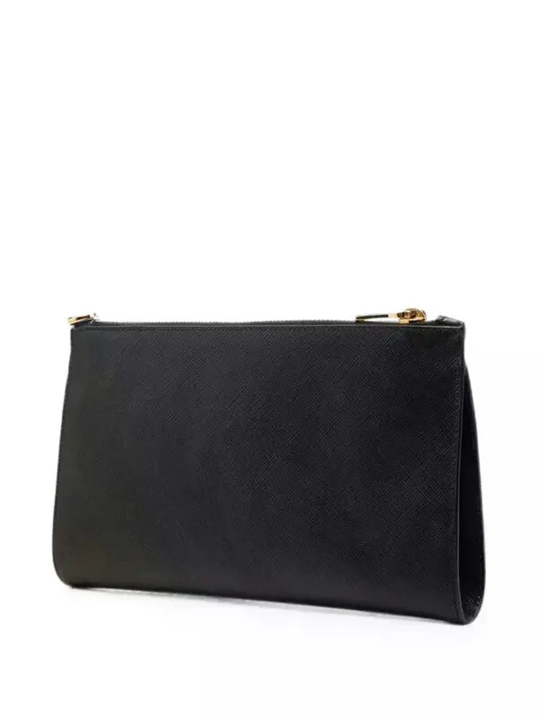 Prada 2010-2026 Saffiano Bow Clutch Bag
