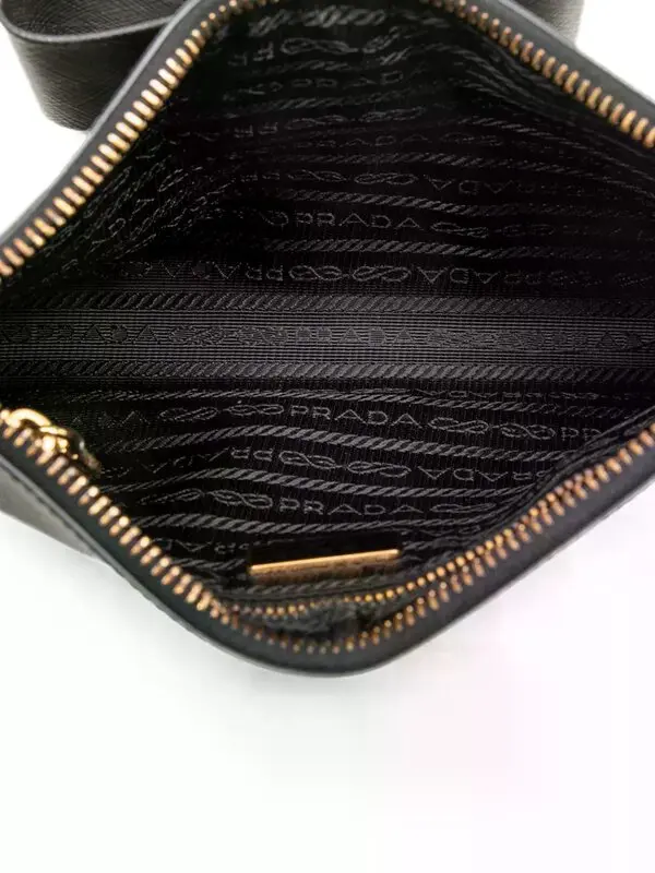 Prada 2010-2026 Saffiano Bow Clutch Bag