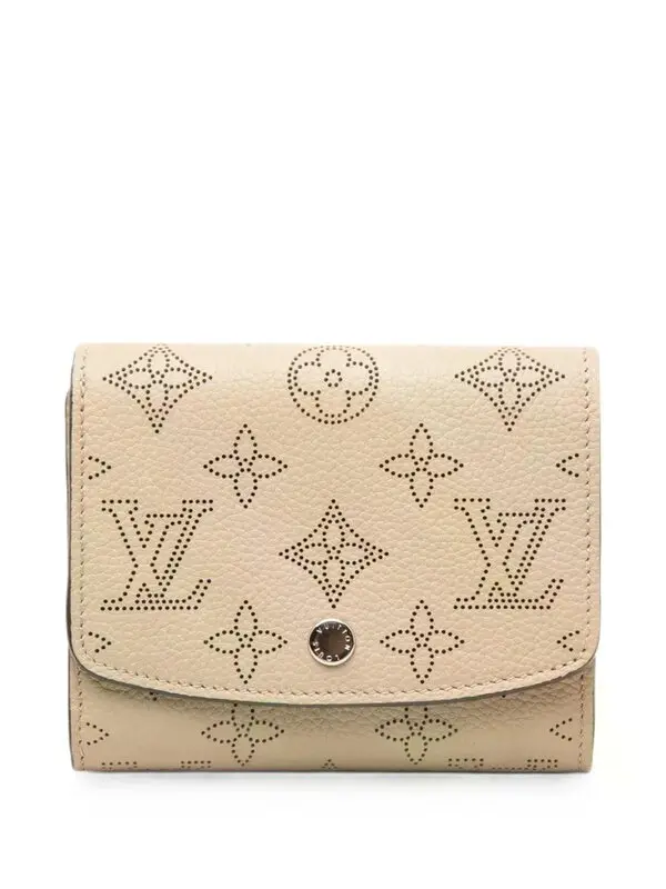 LOUIS VUITTON 2010-2026 Monogram Mahina Iris Compact Wallet Small Wallets