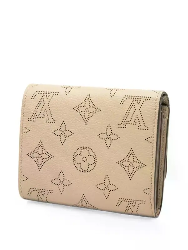 LOUIS VUITTON 2010-2026 Monogram Mahina Iris Compact Wallet Small Wallets