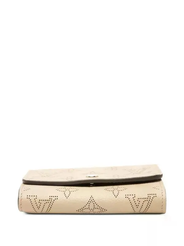 LOUIS VUITTON 2010-2026 Monogram Mahina Iris Compact Wallet Small Wallets - Neutrals