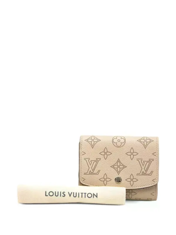 LOUIS VUITTON 2010-2026 Monogram Mahina Iris Compact Wallet Small Wallets - Neutrals
