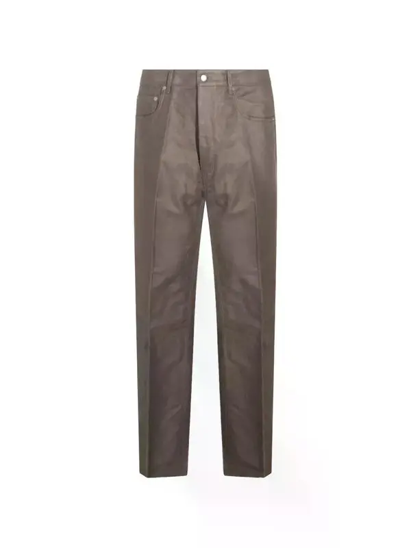 Rick Owens Pressed Crease Straight-leg Trousers