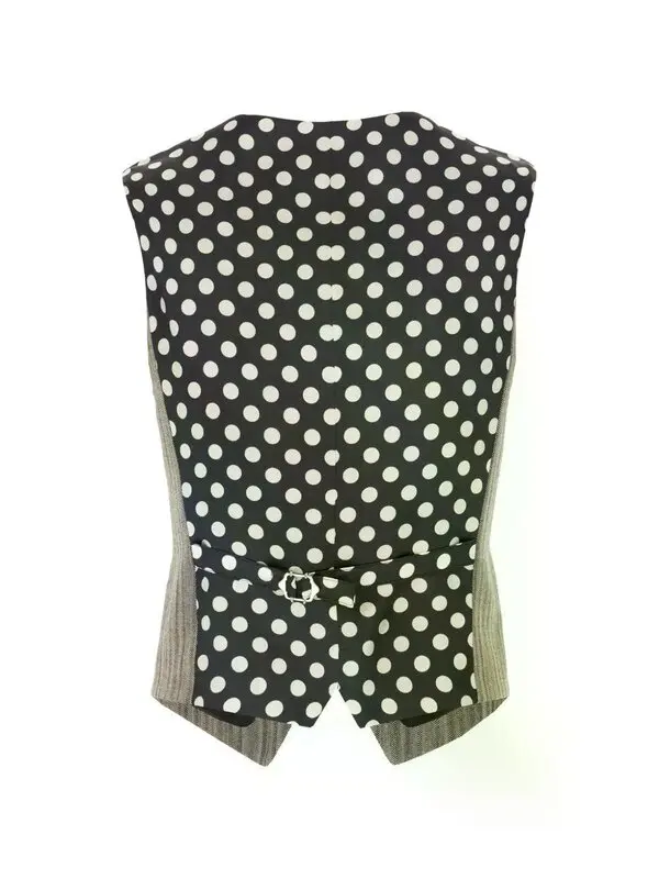 Paul Smith Herringbone Waistcoat With Contrast Back