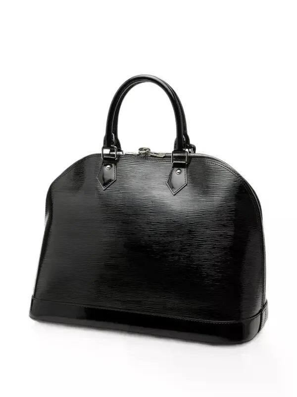 LOUIS VUITTON Electric Epi Alma Gm Handbag - Black