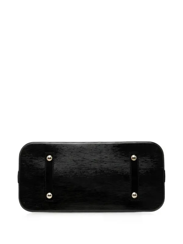 LOUIS VUITTON Electric Epi Alma Gm Handbag - Black