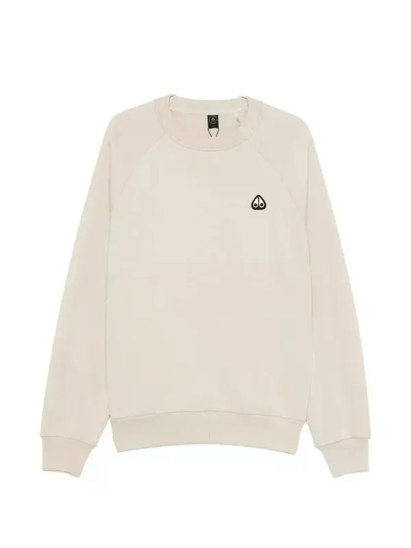 Moose Knuckles Yul Logo-patch Raglan-sleeve Sweatshirt