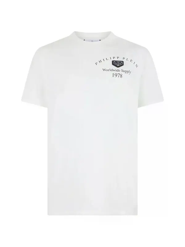 Philipp Plein Logo-patch Jersey T-shirt