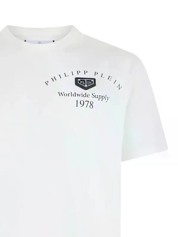 Philipp Plein Logo-patch Jersey T-shirt