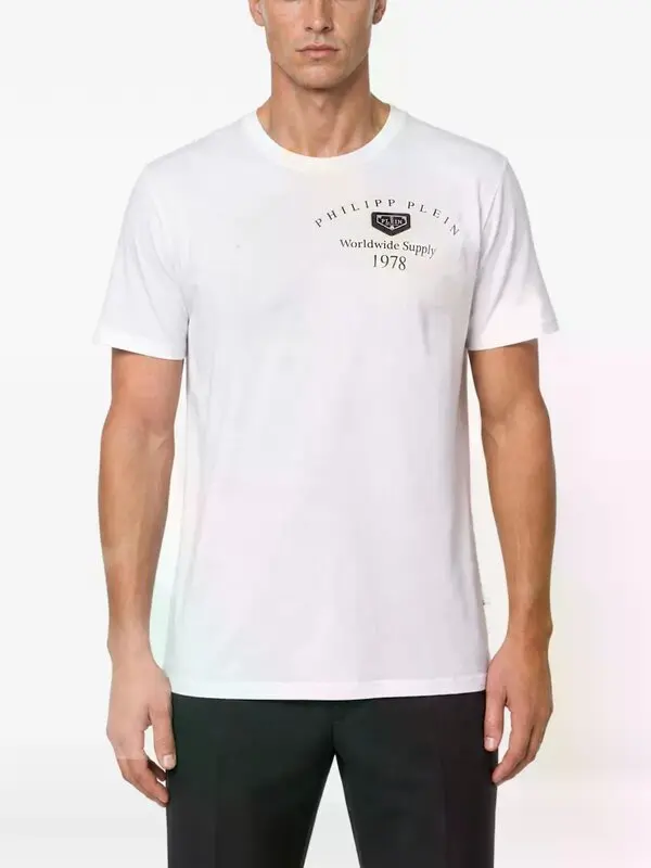 Philipp Plein Logo-patch Jersey T-shirt