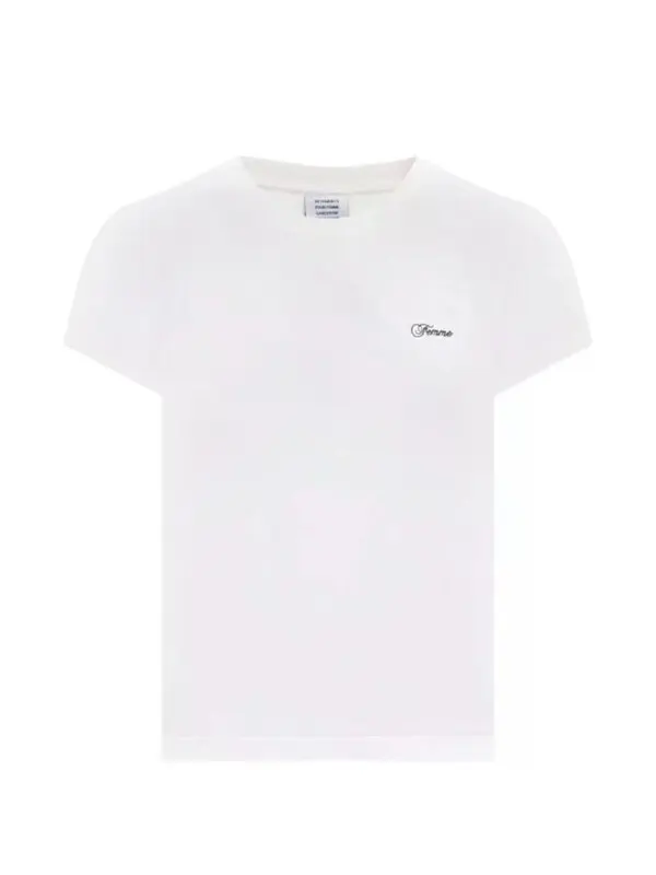 Vetements Embroidered Crewneck T-shirt