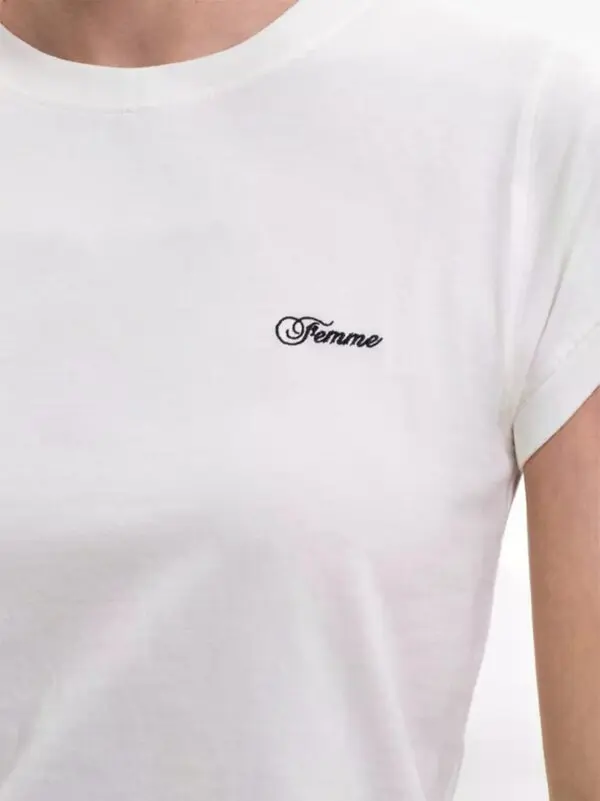 Vetements Embroidered Crewneck T-shirt