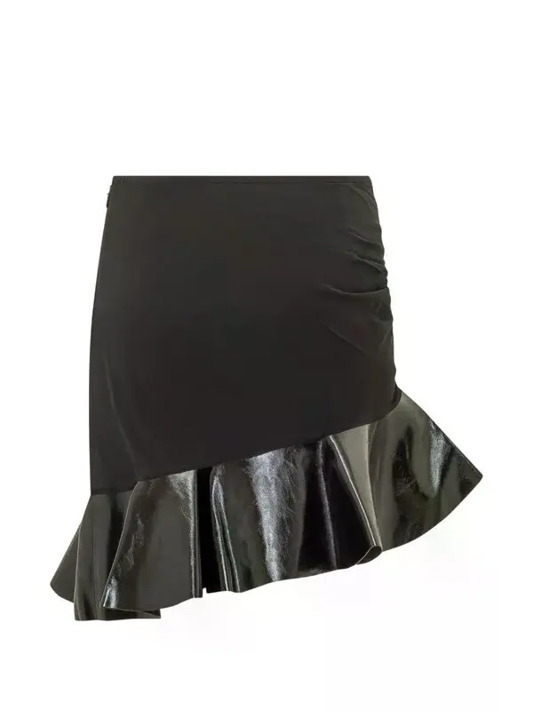 IRO PARIS Faadela Ruched Ruffled Mini Skirt