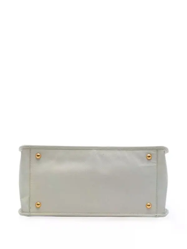 Prada 2000-2013 Saffiano Lux Double Zip Satchel