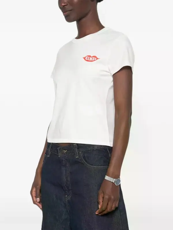 Kenzo Lips Embroidery T-shirt